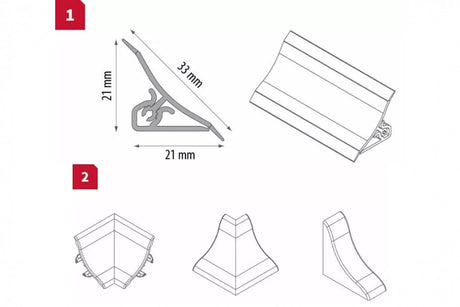 Worktop Strips & Seals | Joint Trim for Kitchens UK